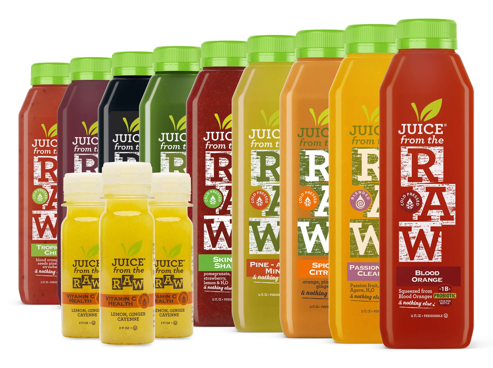 Cold Pressed Juice Cleanse | Organic and Raw | Juice From the RAW ...
